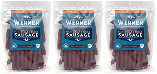 Snapklik.com : Werner Mini Sausage Sticks Pack Of 3 Bulk Meat Sticks