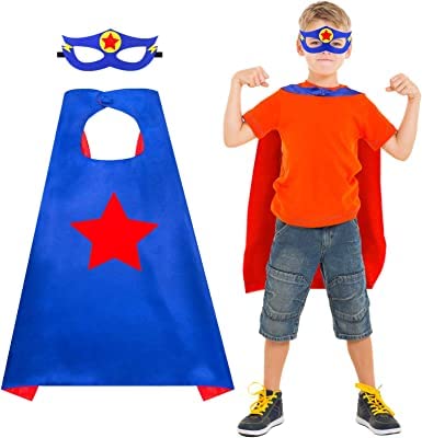 Buy Baby & Sons Children Superhero-Cape and Mask for Kids Super Hero ...