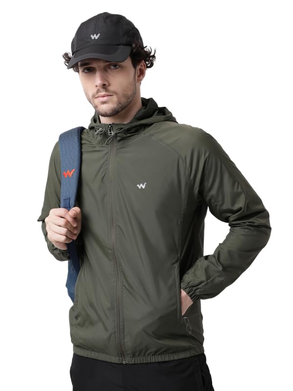 Buy Wildcraft Men Polyester Windcheater| Jacket (Olive1, M) at Amazon.in