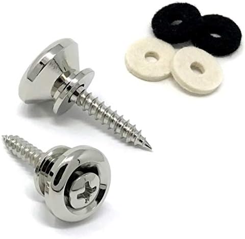 Amazon.com: JIM DUNLOP Straplok Dual Design Strap Button Set-Nickel-2 ...