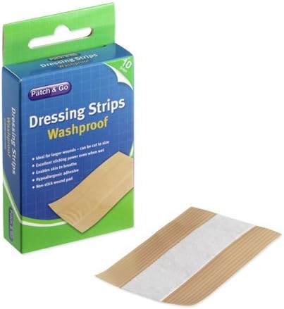 Patch and Go Washproof Dressing Strips - Pack of 60 : Amazon.co.uk ...
