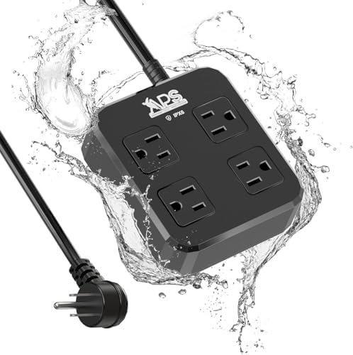 Amazon.com: Power Strip Weatherproof, Transparent Surge Protector with ...