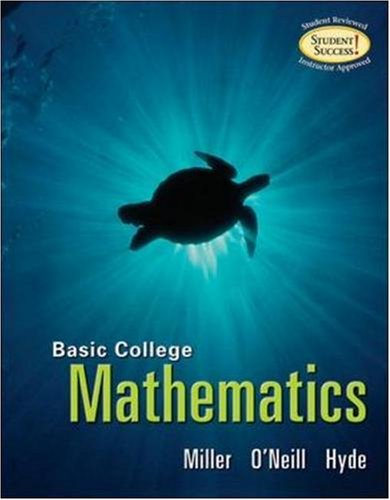 MP Basic College Math (soft cover): Miller,Julie, O'Neill,Molly, Hyde ...