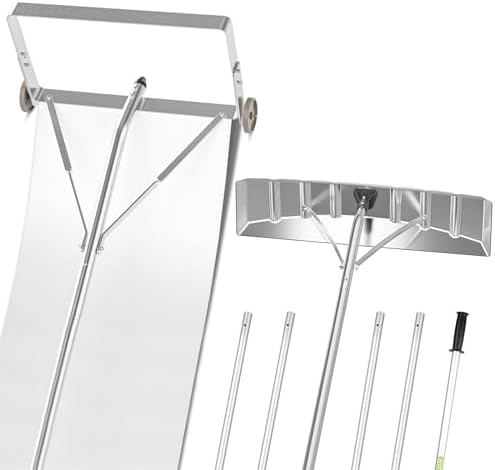Amazon.com : OUTPRIZE Snow Roof Rake, 6-30FT Aluminum Detachable Snow ...