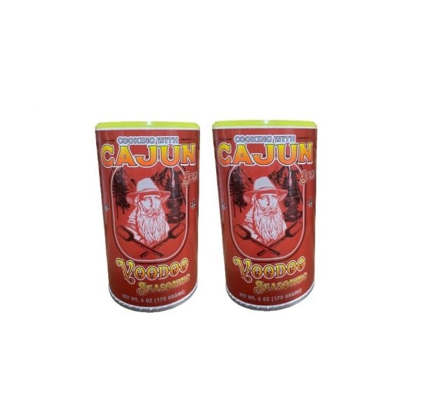 Amazon.com: Cooking with Cajun - Spicy Voodoo Seasoning 6 oz, Pack of 2