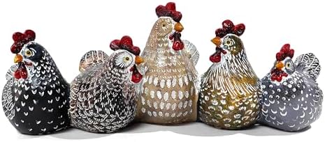 Amazon.com: Elenon Funny Garden Chicken Outdoor Statue Decorative ...