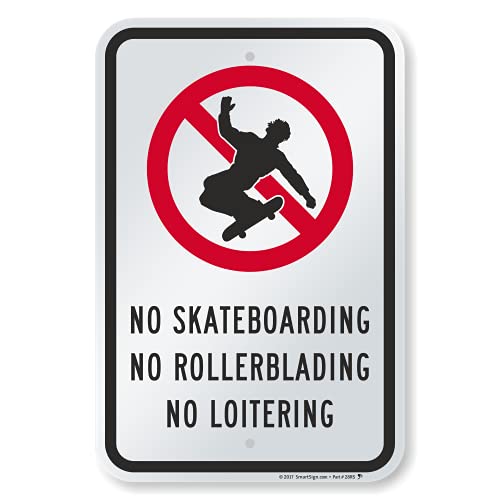 No Ice Skating Sign