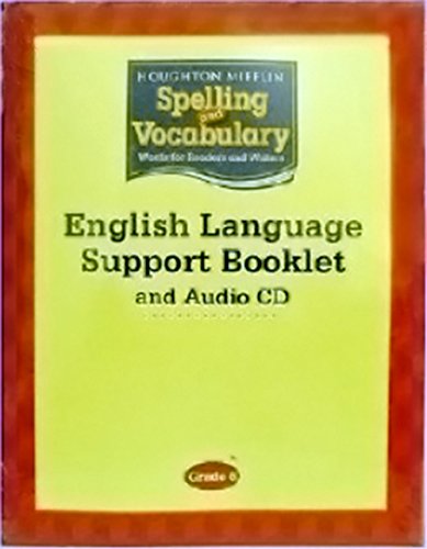 Spelling and Vocabulary, Level 6: English Language Supplement Booklet ...