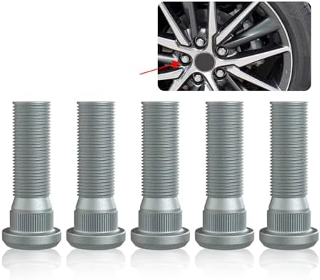 Amazon.com: UGSHY 5 PCS Car Hub Screws Kit, M12 x 1.5 Steel Lug Bolt ...