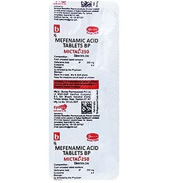MICTAL-250MG - Strip of 10 Tablets : Amazon.in: Health & Personal Care