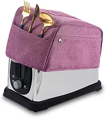 Amazon.com : iFedio 2 Slice Toaster Cover with Two Pockets for Storing ...