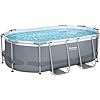 Amazon.com: Bestway Oval Above Ground Pool Set (10' x 6'7" x 33 ...