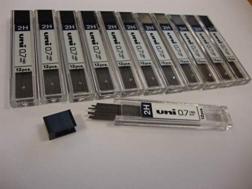 Kuru Toga Uni Ball Refill Set - 0.5mm HB - 48 Leads (4 Tubes of 12 ...