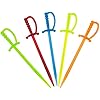 Amazon.com | ODDIER 100PCS 3.3 Inch Plastic Sword Toothpicks Picks for ...