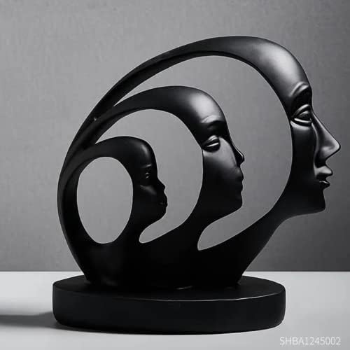 Buy Tied Ribbons Decorative Abstract Thinker Men Statue Set Of 3 Modern ...