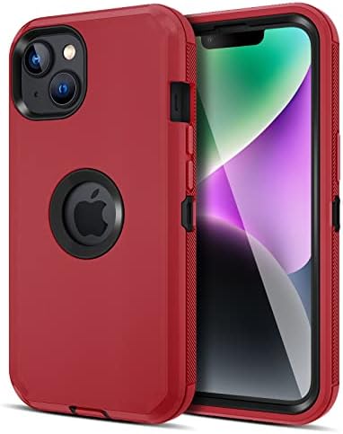 Amazon.com: MXX Heavy Duty Made for iPhone 14 Plus Case with Tempered ...