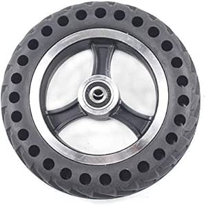 Amazon.com: YJJZM 200x50 Honeycomb Solid Tire + Aluminum Alloy Wheels ...