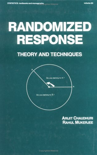『Randomized Response: Theory and Techniques』｜感想・レビュー - 読書メーター