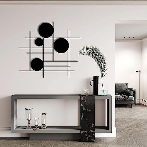 Herrlich Homes Modern Luxury Style Abstract - Metal Wall Art | Minimal ...