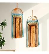 Amazon.com: Sunset Wall Art Dream Catcher - Macrame Wall Hanging Large ...