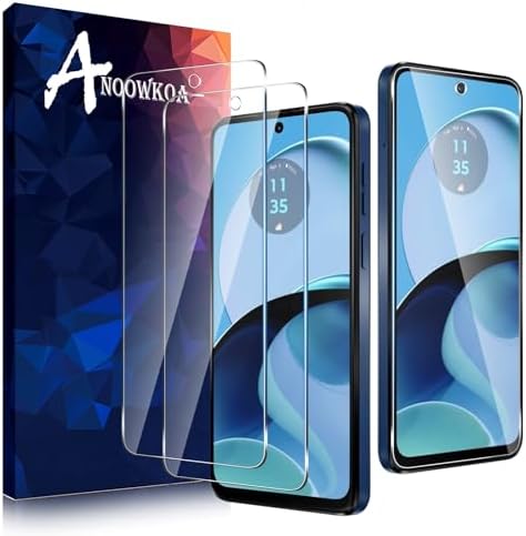 Anoowkoa [2 Pack Premium Screen Protector for Moto G14 Tempered Glass ...