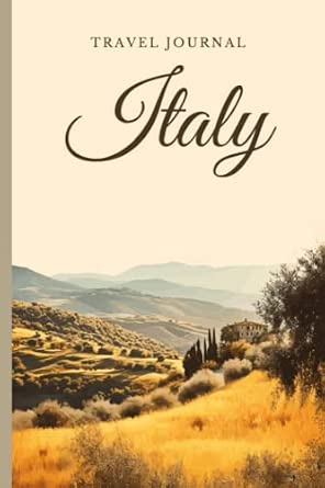 Travel Journal Italy: Vintage Illustration of Breathtaking Landscapes ...