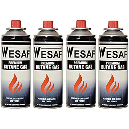 Buy Portable butane gas cartridge 225g of 4 pieces Online at Low Prices ...