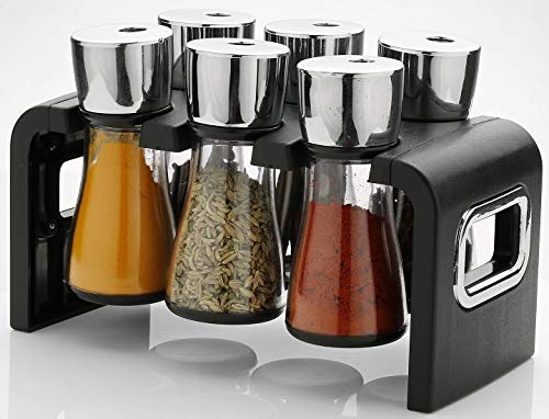 Buy Alp Cart Premium Multiourpose Plastic Spice Rack 6 Piece Condiment ...