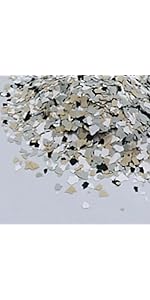 900G/2Lb Decorative Color Chips Blend Epoxy Floor Flakes Garage Floor ...