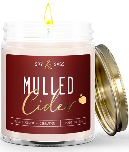 Amazon.com: Mulled Cider Candle, Fall Candles I Mulled Cider, Cinnamon ...