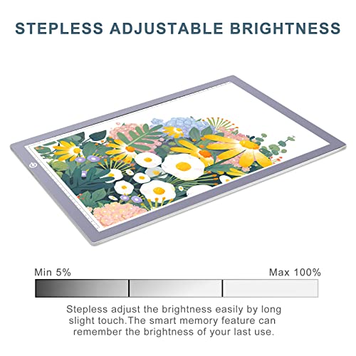 Snapklik.com : A3 Trace Light pad,Tracing Light Pad Ultra-Thin USB ...