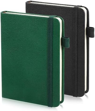 Thboxes 2 Packs A6 Notebooks, 200 Pages/100 Sheets Pocket Notebooks ...