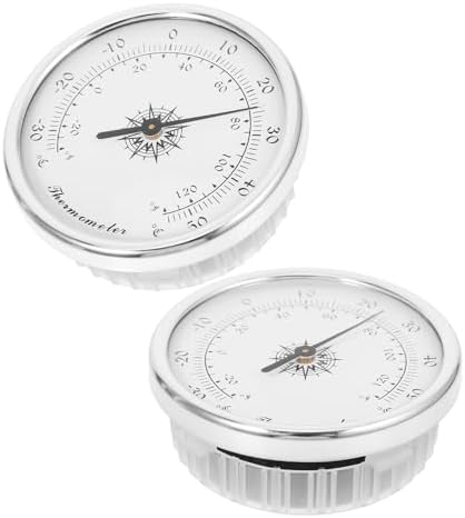Didiseaon 2pcs Mini Indoor Thermometer for Greenhouse and Sauna – Wall ...