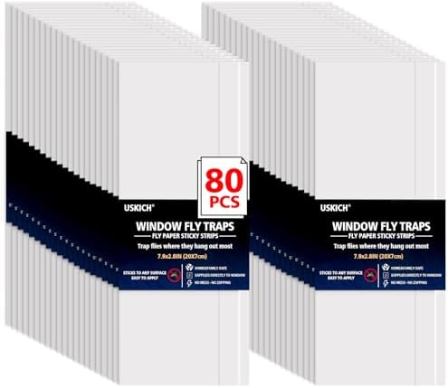 Amazon.com : Harris Indoor Window Fly Trap, 12 Pack Clear Sticky Strips ...