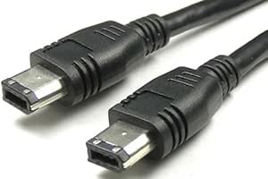 Amazon.co.jp: ケーブルダイレクト IEEE1394ケーブル [6pinオス-6pinオス] 3.0m 黒 (FireWire400) 1394-66-10 : 家電＆カメラ