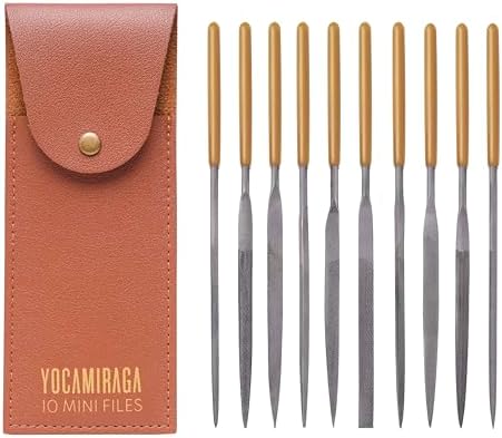 General Tools S477 Swiss Pattern Needle File Set with Handle, Set of 3 ...