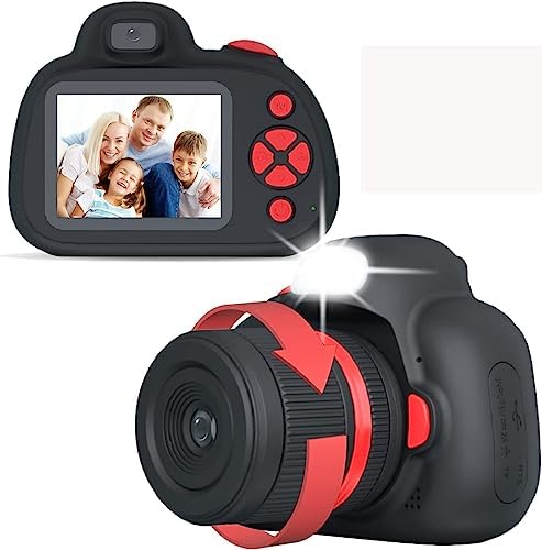 LEQTRONIQ Digital Camera for 3-8 Year Old Kids; Video Camcorder with ...
