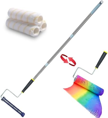 Amazon.com: Paint Roller Kit - 8 pcs Set with 2" Paint Brush, Non-Slip ...