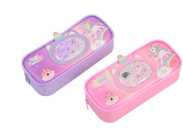 TEMSON Stationary Organizer Unicorn Pencil Pouches for Kids Stylish ...