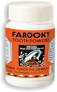 Amazon.com : Zenza Farooky Tooth Powder 40 Grms (Pack of 4) : Health ...