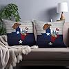 Amazon.com: Cryfox Texas Bluebonnet Pillow Covers 18x18 Inch Set of 2 ...