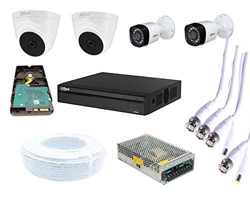 Buy Wired Full HD 2MP Cameras Combo KIT 4CH HD DVR+ 2 Bullet Cameras ...