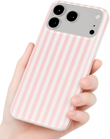Amazon.com: Compatible with iPhone 17 Pro Case, with Aesthetics Striped ...