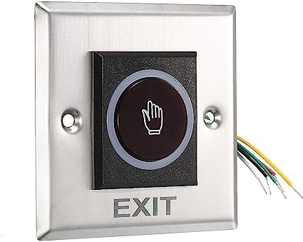 Arya Technology Exit Switch Push Button Infrared Stainless Steel No ...