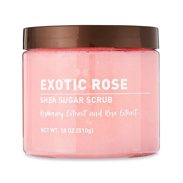 Amazon.com : Equate Exotic Rose Shea Sugar Scrub : Beauty & Personal Care