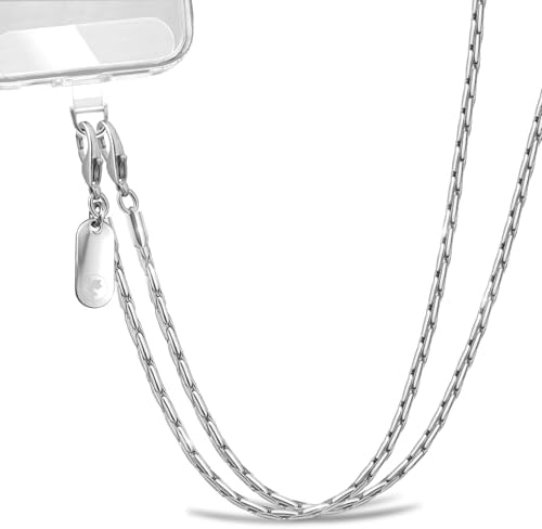Amazon.com: Turkalla Phone Crossbody Lanyard Double Phone Lanyard,Pearl ...