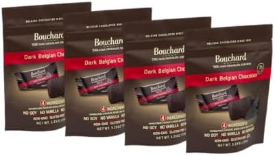 Amazon.com : Bouchard Premium Belgian Dark Chocolate with 72% Cacao (5. ...