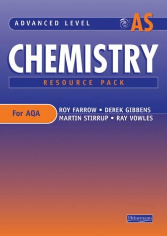 Amazon | Advanced Level Chemistry for AQA: as Resource Pack | Farrow ...