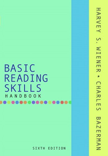 Basic Reading Skills Handbook (6th Edition): Wiener, Harvey S ...