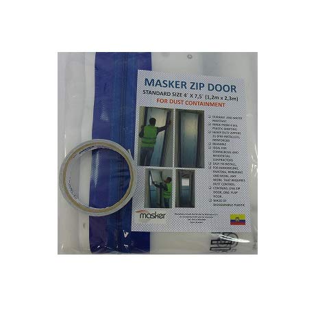 Zipper Door Kit for Dust Containment. Zip Door Standard Size 4´x 7,5 ...